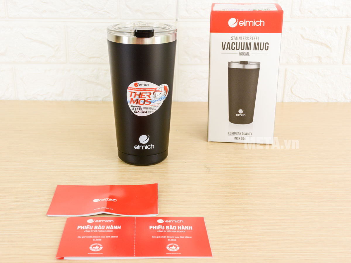 Cốc giữ nhiệt Elmich Inox 304 EL3666 580ml - META.vn