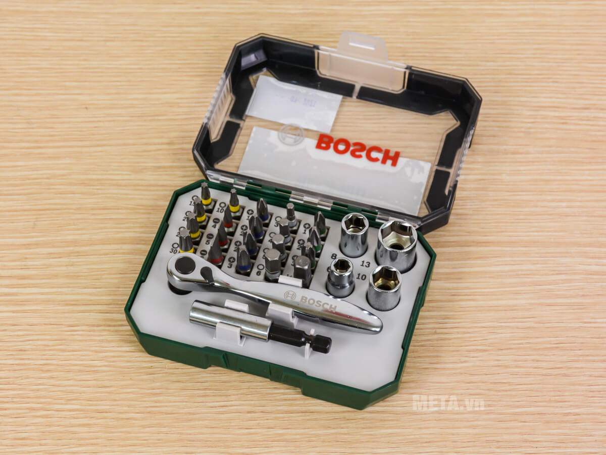 Bộ vặn vít Bosch 26 món 2607017322 - META.vn