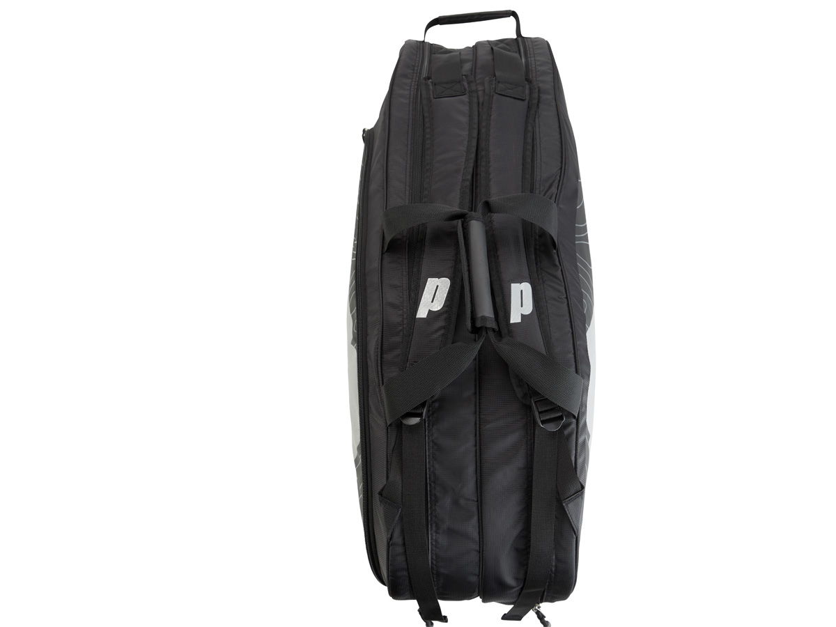 Túi đựng vợt Prince Tour Reflective 19 6 Racket đen/bạc 2 ngăn - META.vn