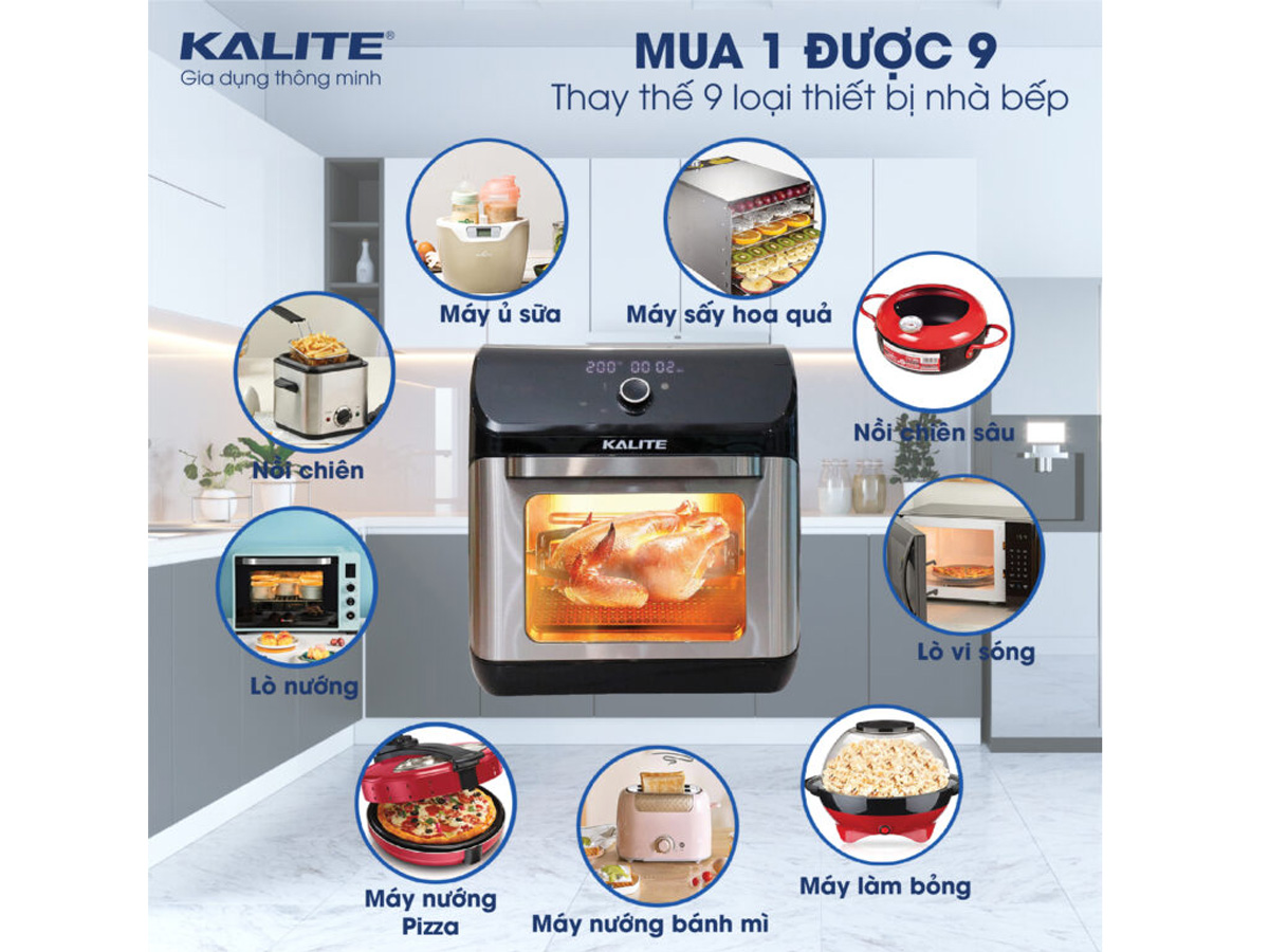 Nồi chiên không dầu Kalite KL-1200 - META.vn
