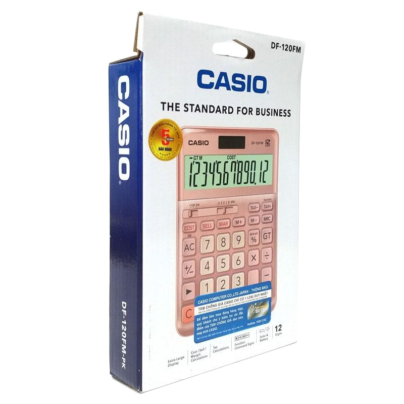 Máy tính Casio DF-120FM - META.vn