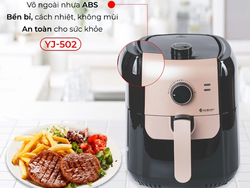 Nồi chiên không dầu Chef & Chef YJ- 502 - META.vn