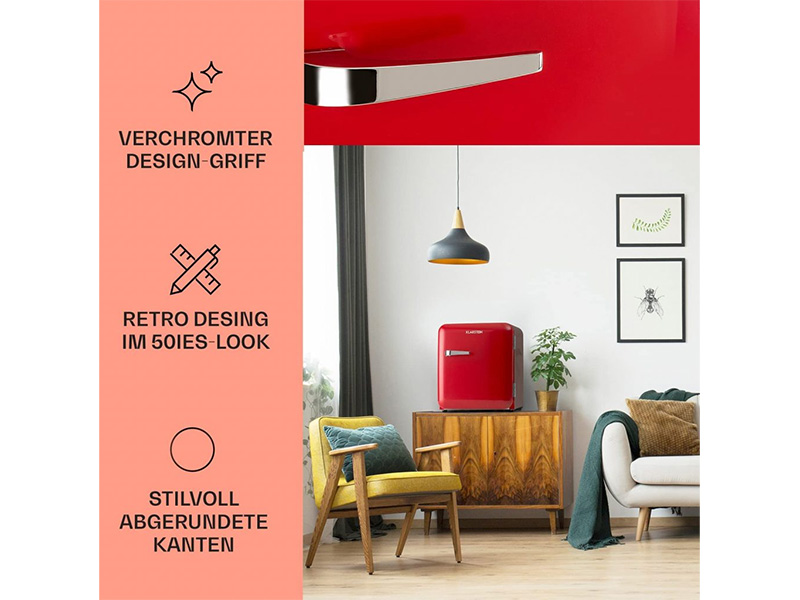 Tủ lạnh mini Klarstein Audrey Retro 48 lít - META.vn