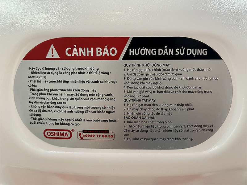 Máy phun thuốc Oshima 3WF-3A-43 (OS-43) - META.vn