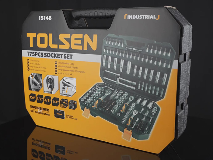 Bộ dụng cụ mở bulong 175 món Tolsen 15146 - META.vn