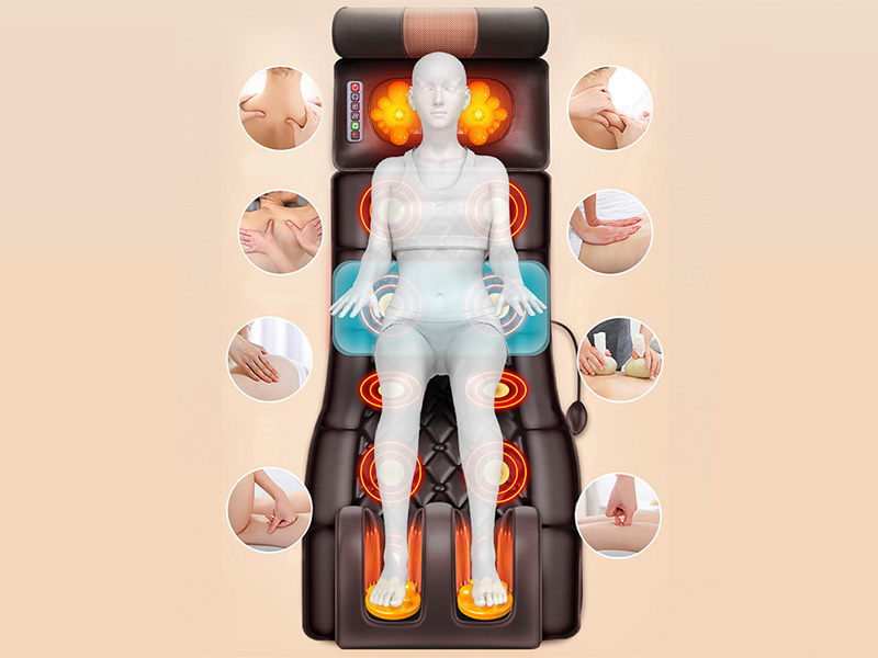 Đệm massage toàn thân Vispo VP-N23D - META.vn