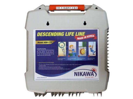 Bộ dây thoát hiểm tự động Nikawa KDD-17F (tầng 16 - 17) - META.vn