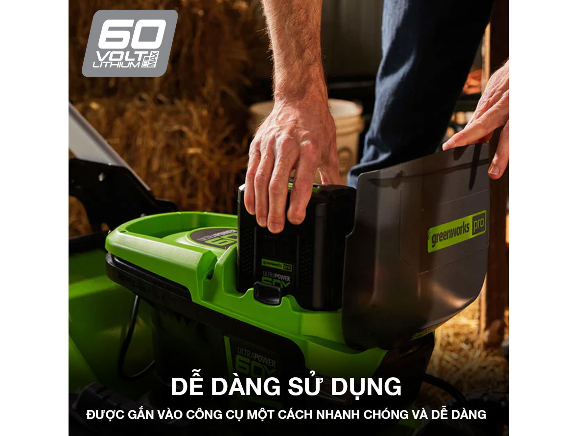 Pin Greenworks Pro Lithium ion 60V 6Ah G60B6 (2935907AU) - META.vn