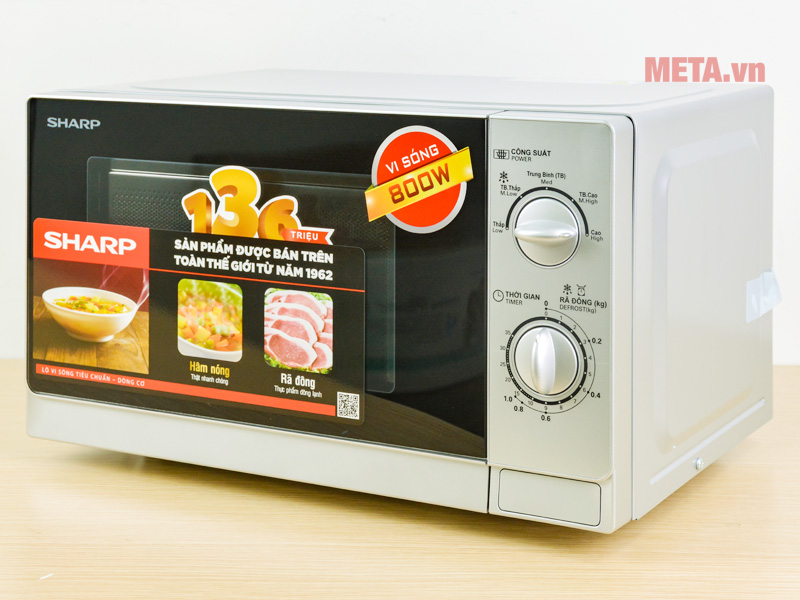 Lò vi sóng Sharp R-202VN-S (20 lít) - META.vn