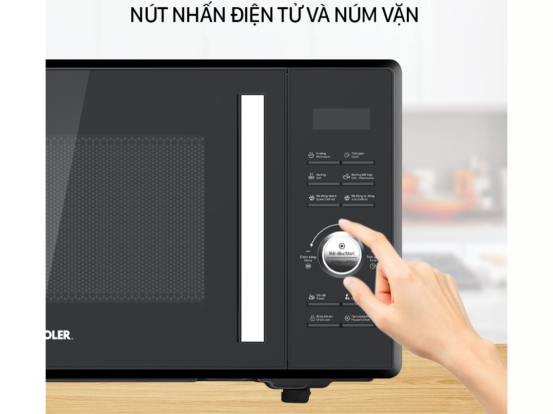 Lò vi sóng điện tử có nướng 25 lít Roler RM-3215A - META.vn