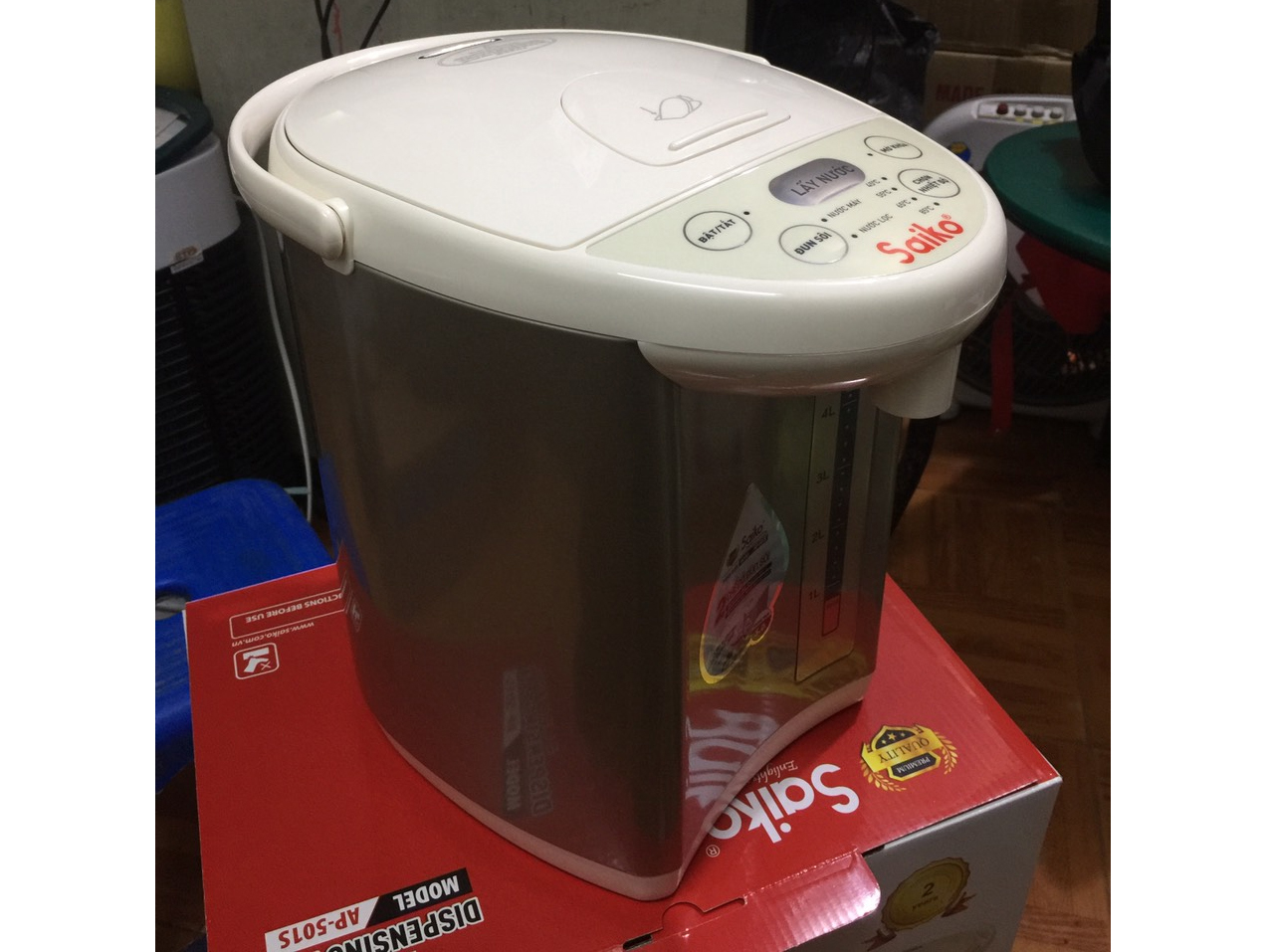 Bình thủy điện Saiko AP-501S - 5 lít - META.vn