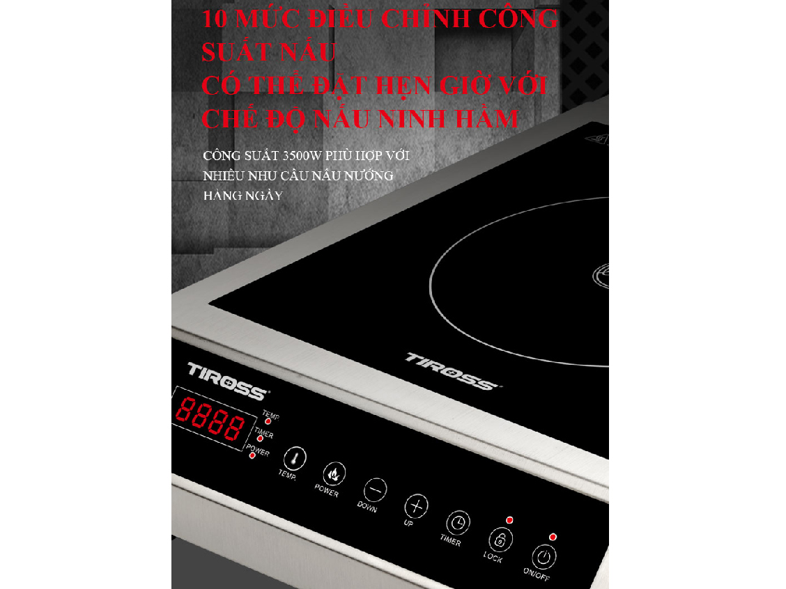 Bếp từ đơn công nghiệp Tiross TS8043 - META.vn