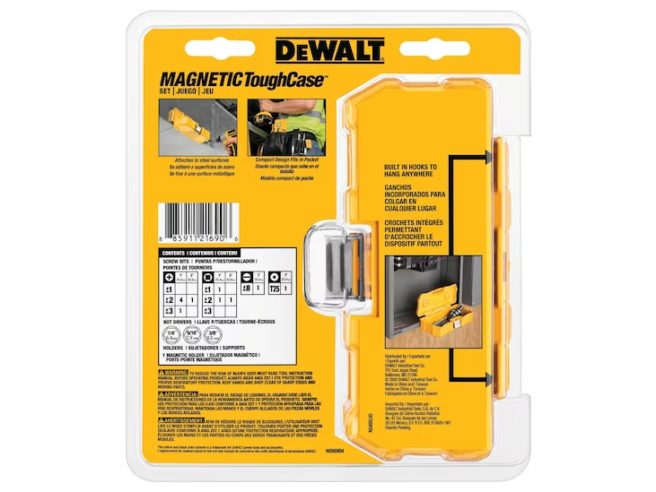 Hộp mũi vít 15 chi tiết DeWalt DWMTC15 - META.vn