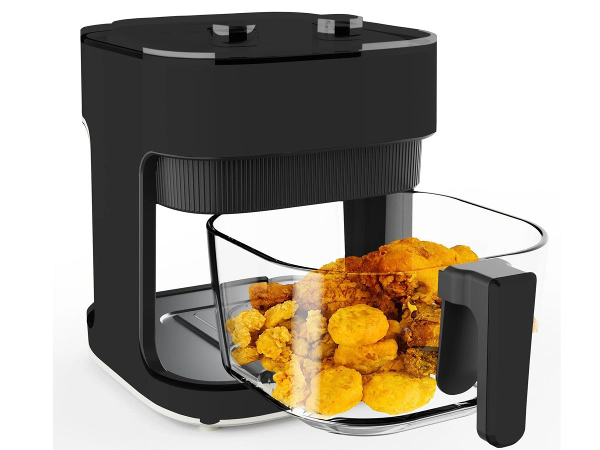 Nồi chiên không dầu thủy tinh Mishio MK373 (7 lít) - META.vn