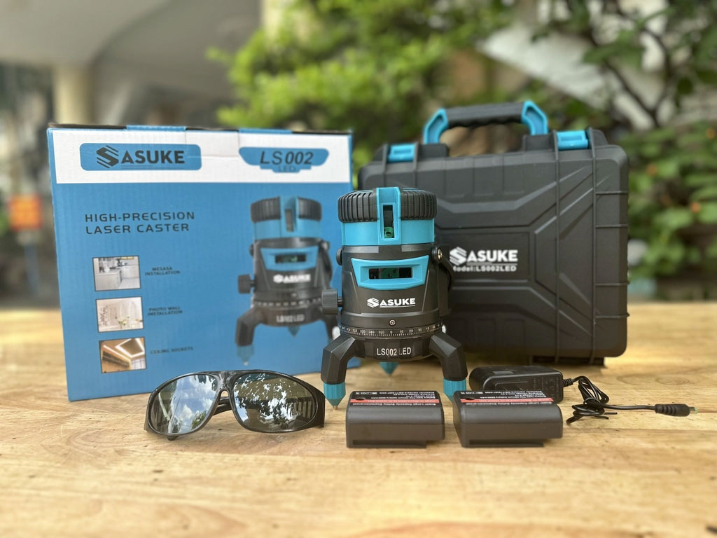 Máy cân mực Laser 5 tia siêu sáng Sasuke LS002 LED - META.vn