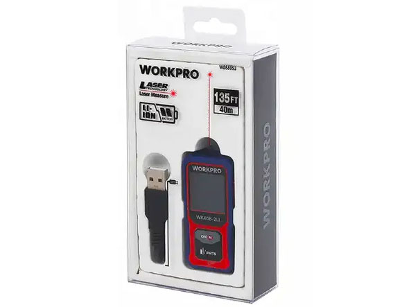 Máy đo khoảng cách laser 40m Workpro WP267001 - META.vn