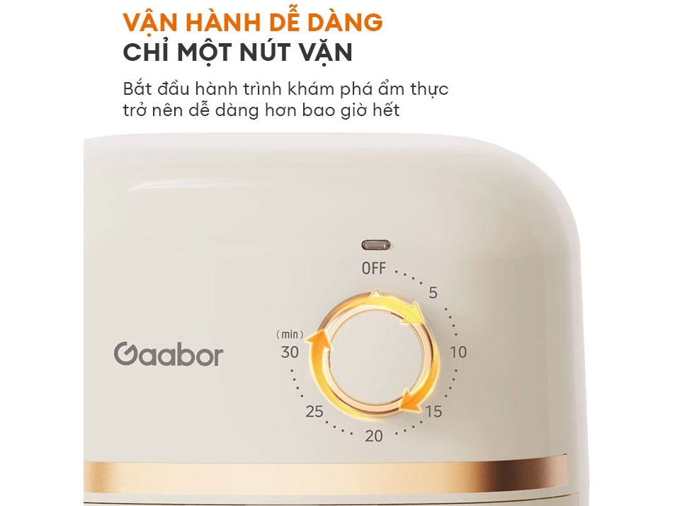 Nồi chiên không dầu Gaabor AF20M-YE01A - 2 lít - META.vn