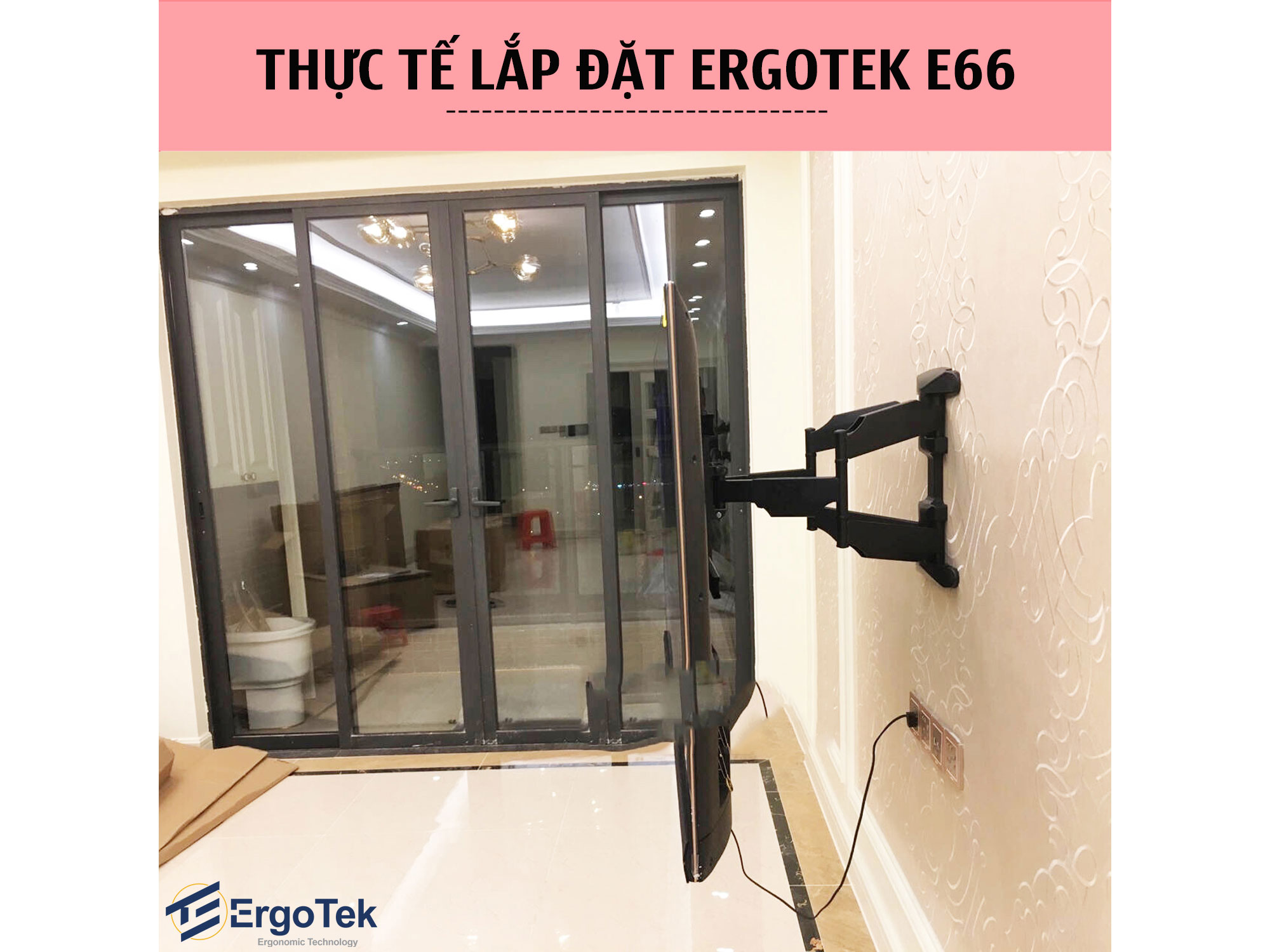 Giá treo tivi đa năng ErgoTek E66 (32 - 80 inch) - META.vn