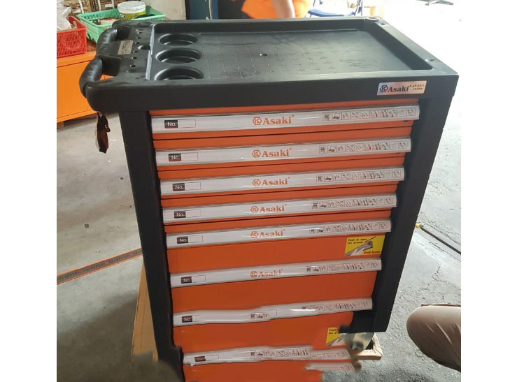 Tủ đựng đồ nghề 7 ngăn Asaki AK-9971 - META.vn