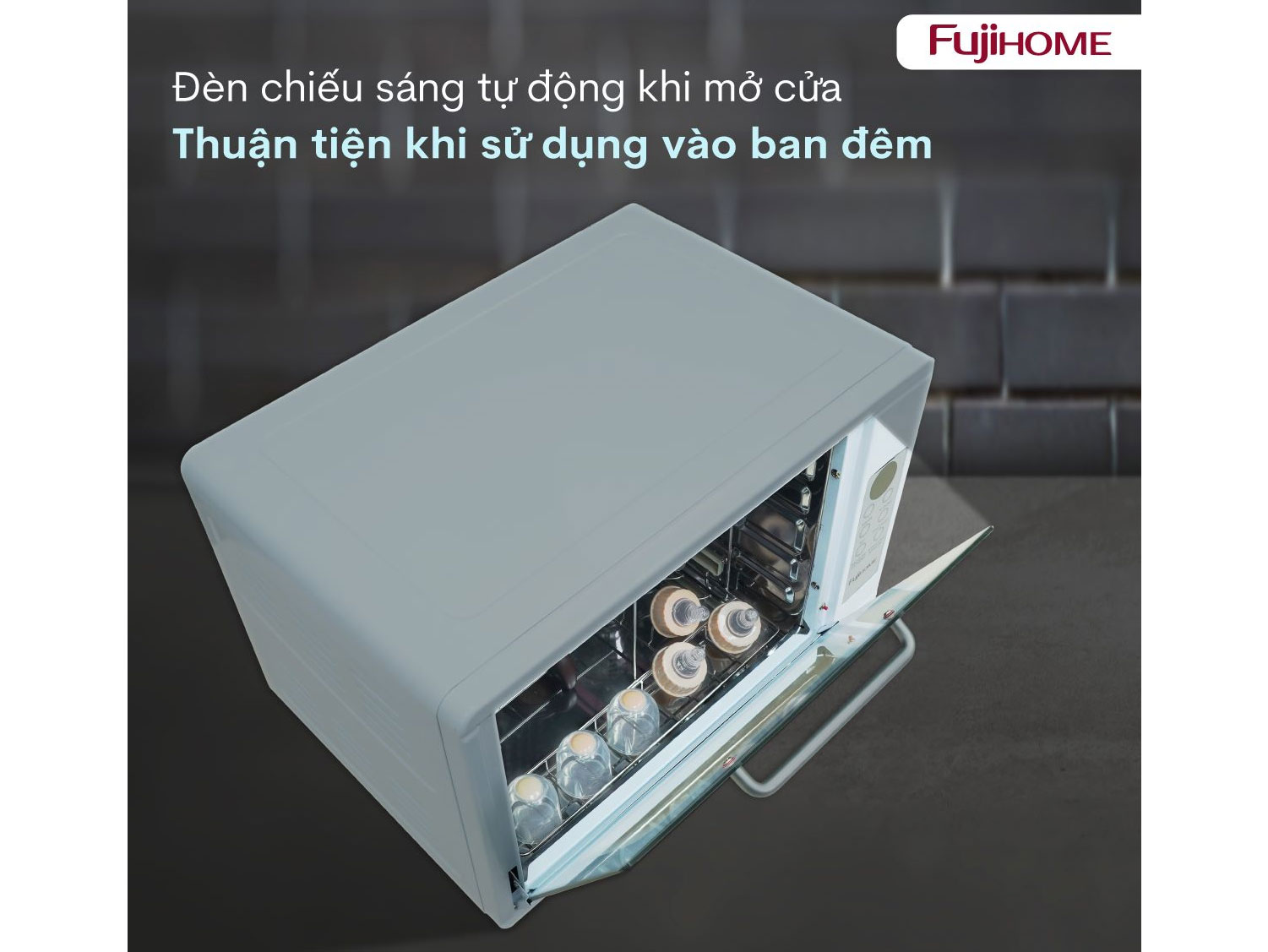 Tủ sấy tiệt trùng đa năng Fujihome DD48 - META.vn