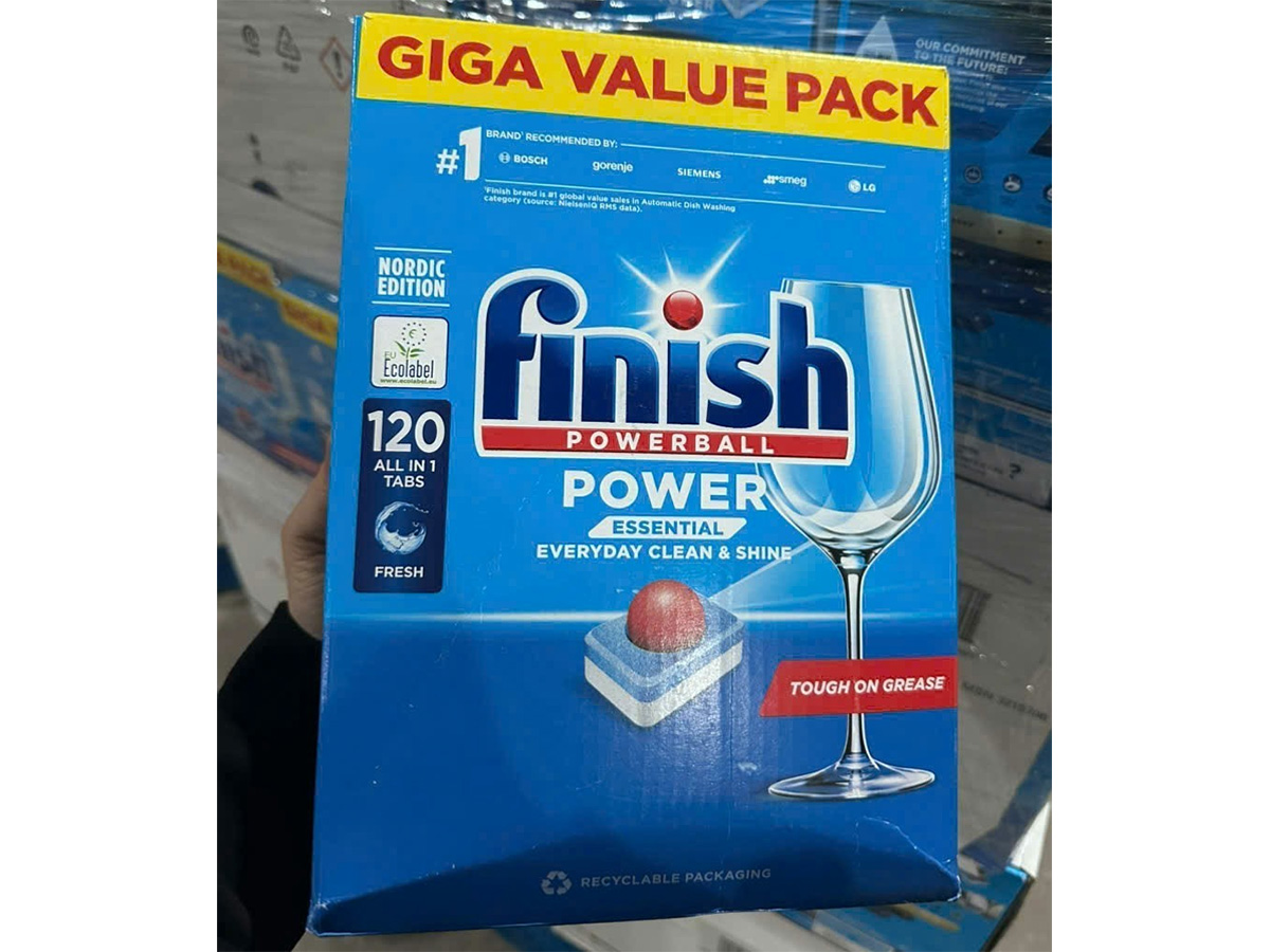 Viên rửa bát Finish ESSENTIAL - META.vn