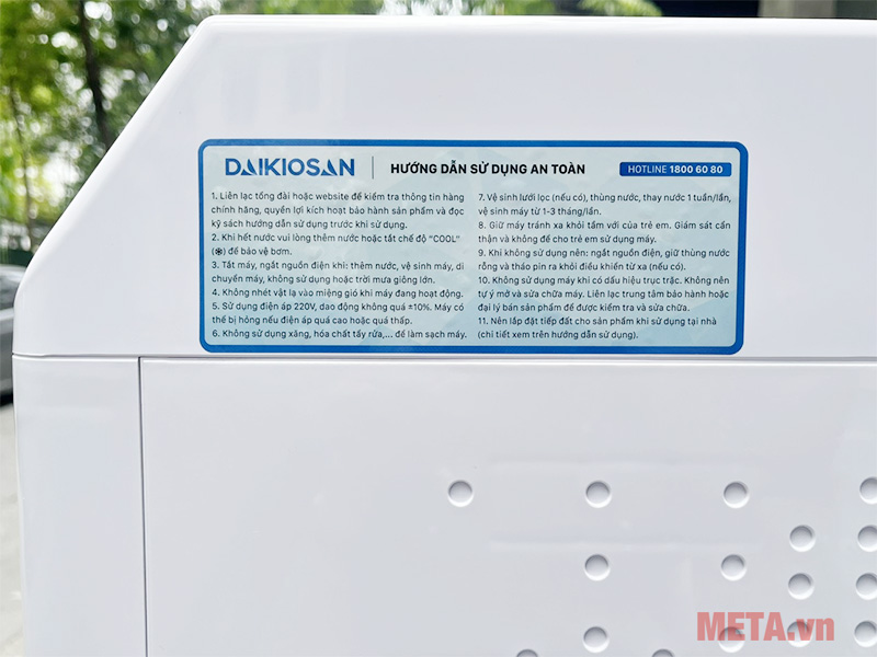 Quạt điều hòa Daikiosan DM104 - META.vn