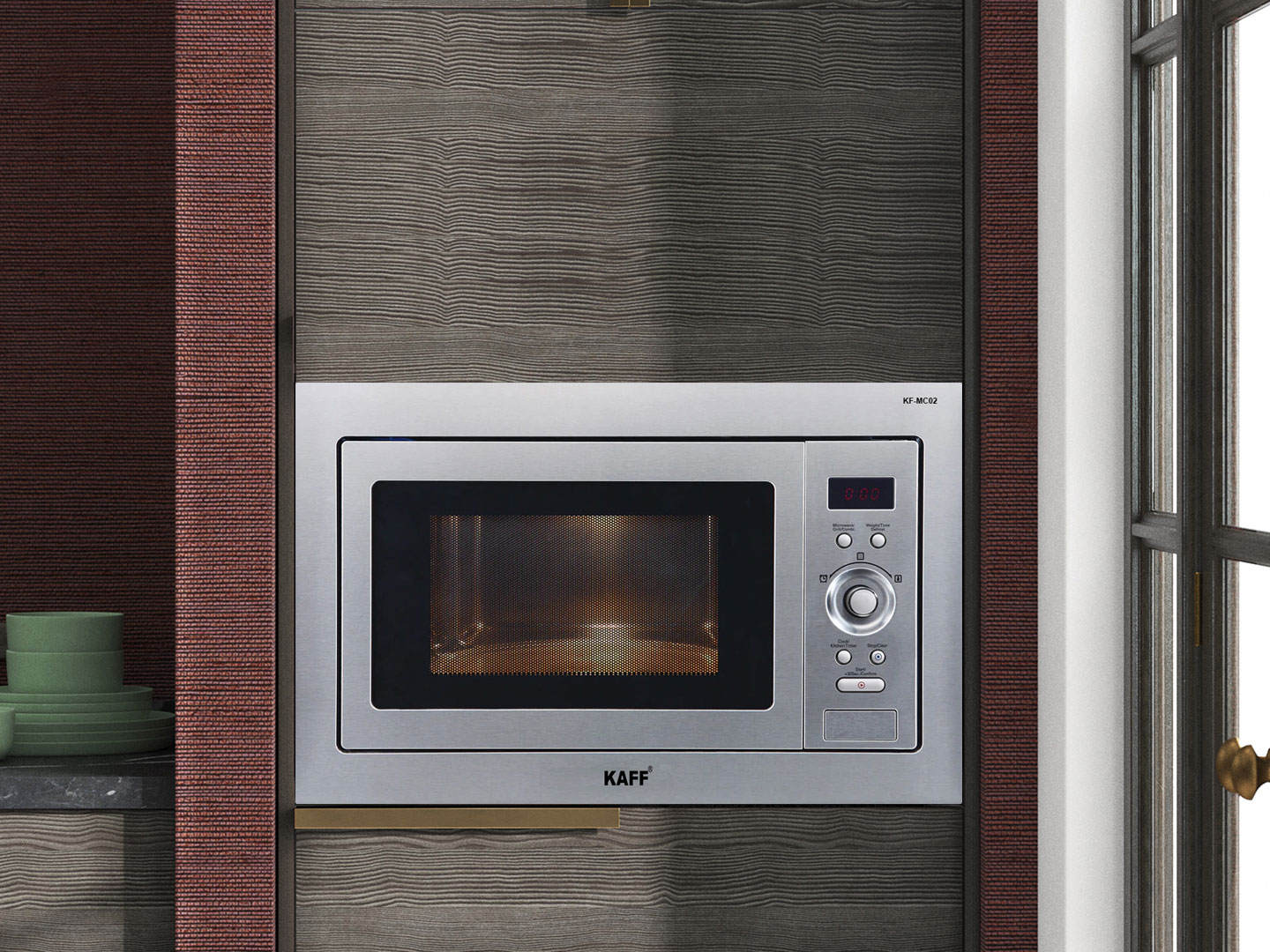 Lò vi sóng âm tủ Kaff KF-MC02 - META.vn