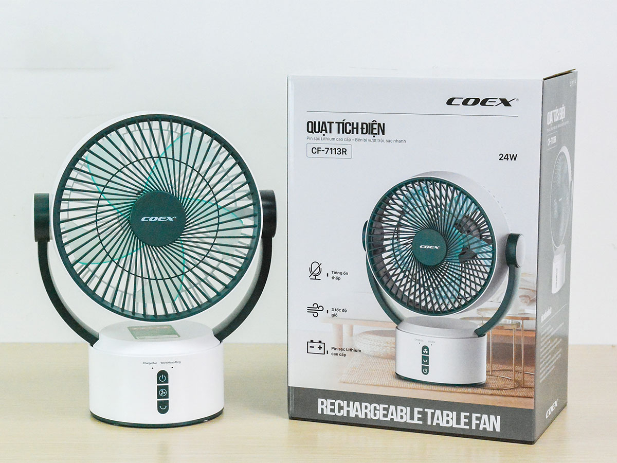 Quạt tích điện Coex CF-7113R - META.vn