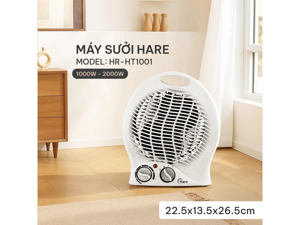 Quạt sưởi điện Hare HR-HT1001 - META.vn