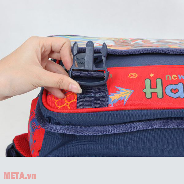 Cặp học sinh cấp 1 Hami C112M-SN1-NAV-RED - META.vn
