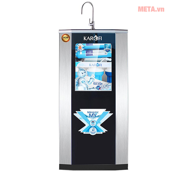 Máy lọc nước gia đình Karofi IQ - KT80IQ 8 cấp lọc có tủ - META.vn