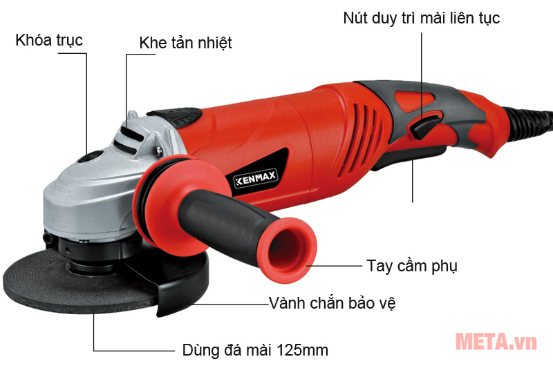 Máy mài góc Kenmax KM125 125mm - META.vn