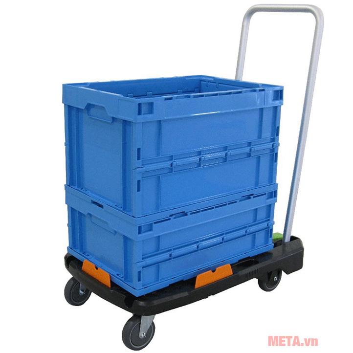 Xe đẩy hàng Nansin Nhật Bản CC-101KB2 (150kg) có khóa dừng - META.vn