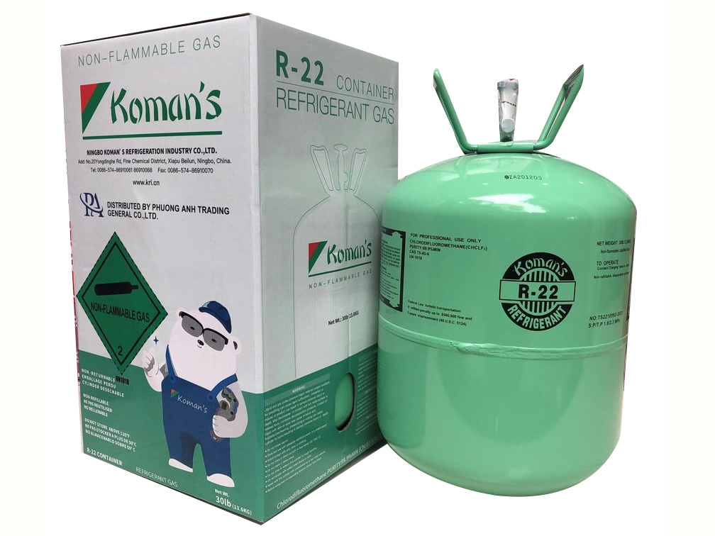 Gas lạnh Koman's R22 bình 13.6kg - META.vn