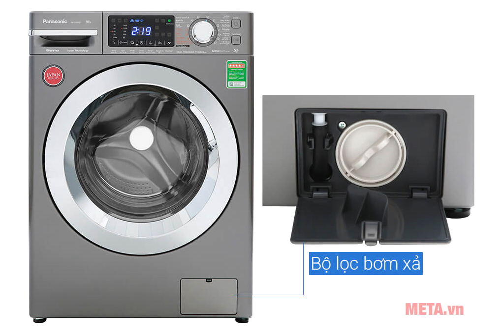 Máy giặt Panasonic Inverter 9 kg NA-V90FX1LVT - META.vn