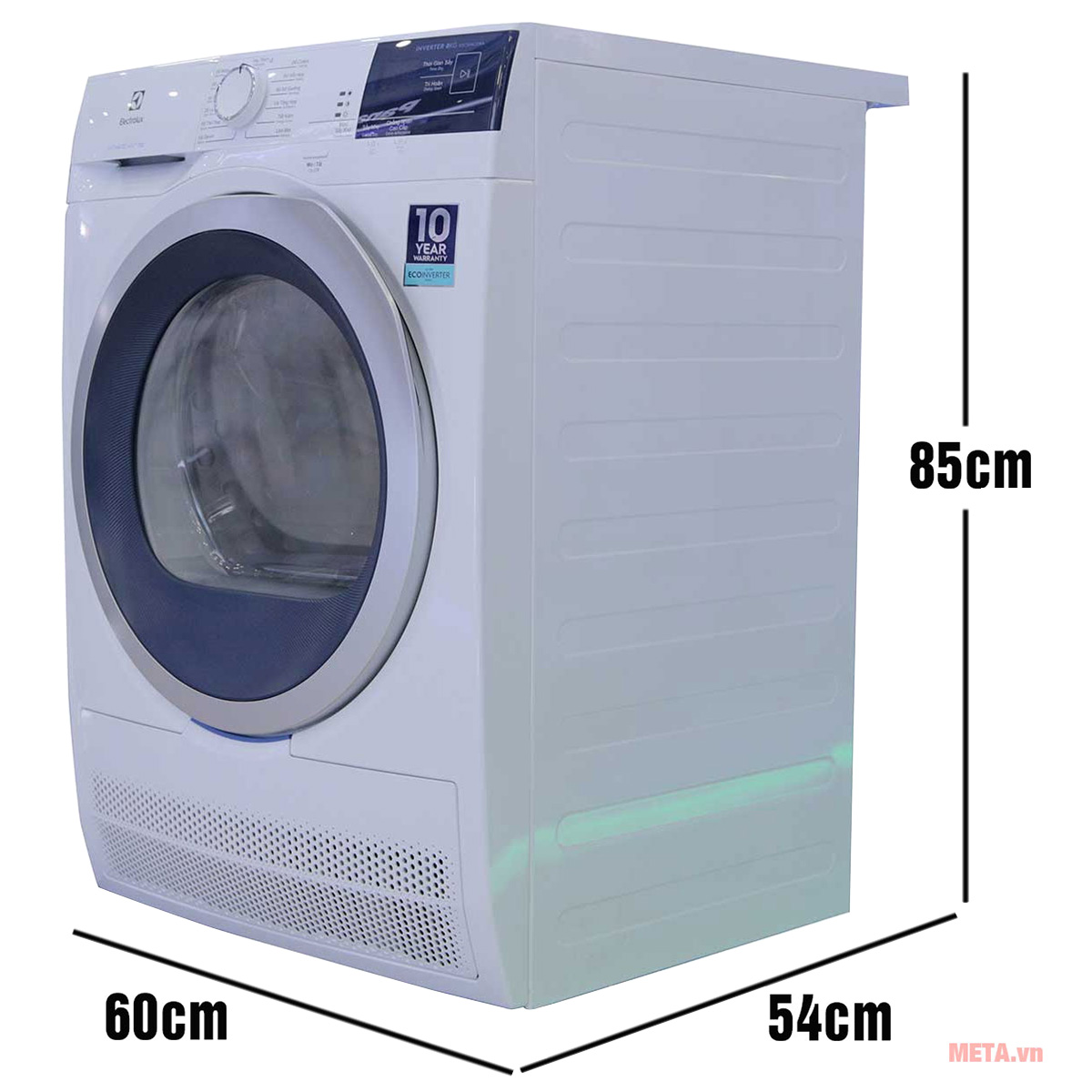 Máy sấy ngưng tụ Electrolux 8Kg EDC804CEWA - META.vn