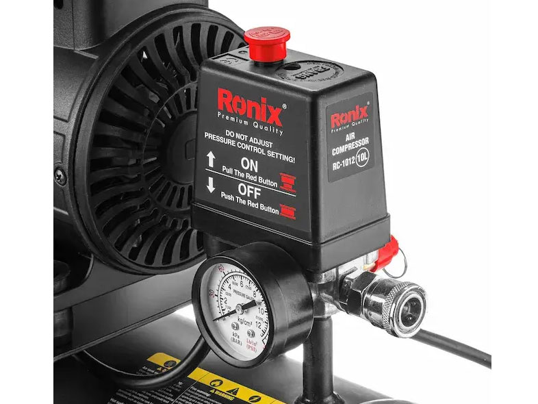 Máy nén khí giảm âm không dầu 10 lít Ronix RC-1012 - META.vn