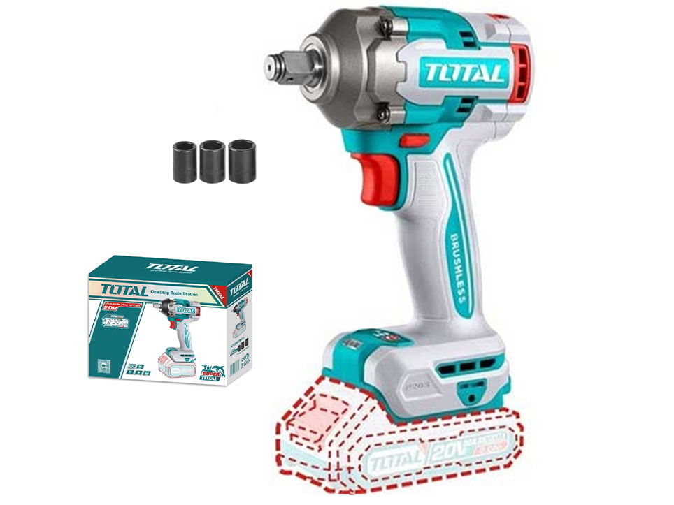Thân máy siết bu lông dùng pin 20V Total TIWLI20401 (Chưa pin và sạc ...