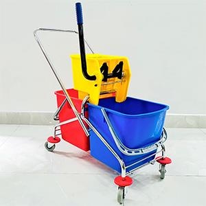 Xe vắt nước lau nhà 1 xô HiClean HC090 - META.vn