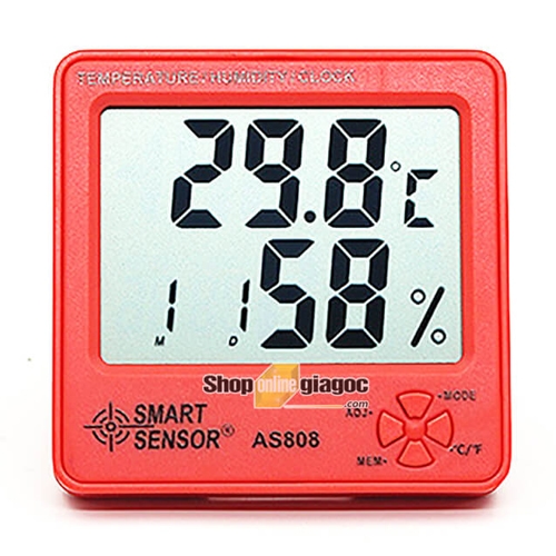 Nhiệt ẩm kế Smart Sensor AS808 | META.vn