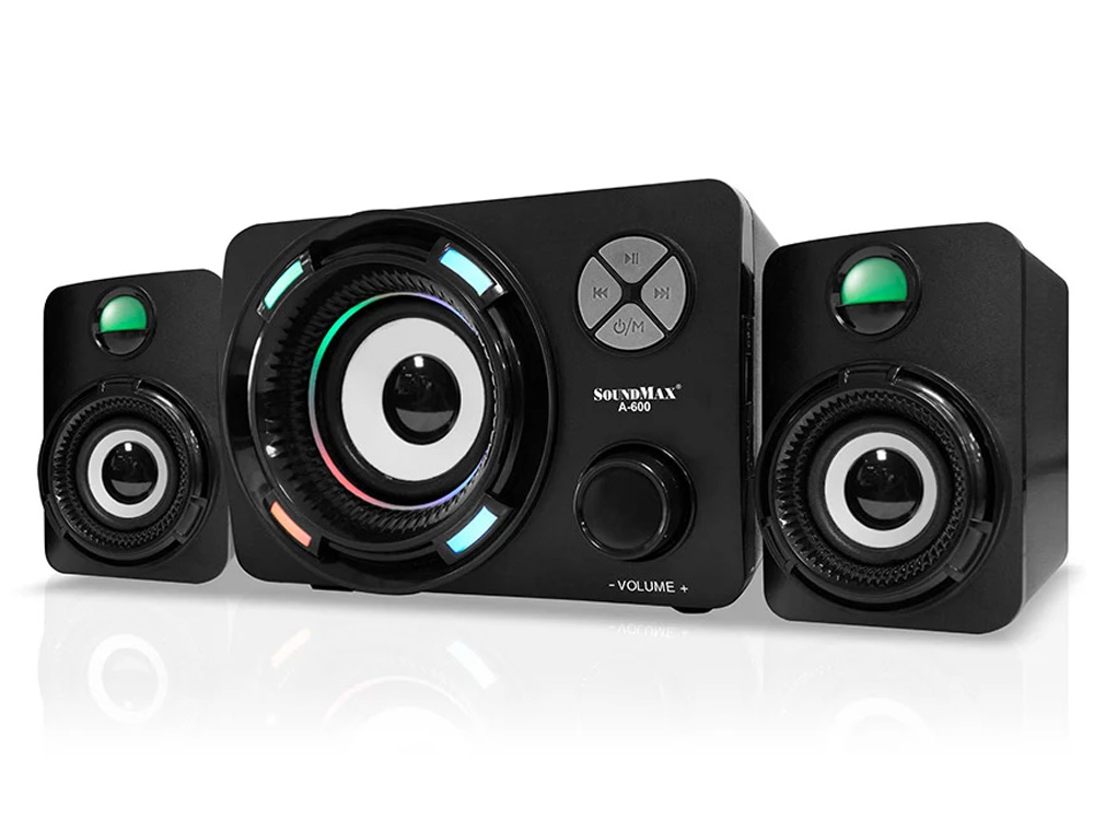 So sánh Loa vi tính Soundmax A600/2.1 và Loa Bluetooth Microlab G-100BT 2.1