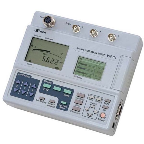Máy đo độ rung 3 chiều Rion VM-54 | META.vn
